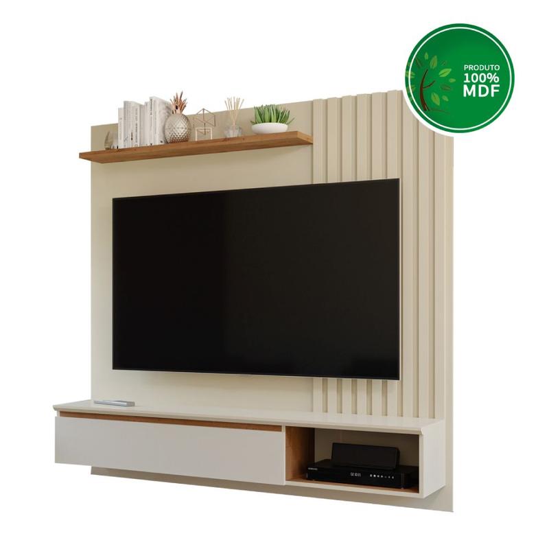 Painel Para Tv Até 60" Polegadas 1 Porta Basculante E Nicho Panamá ...