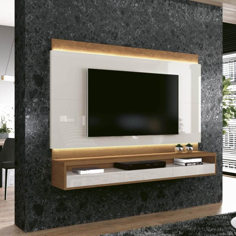 Painel Para TV Até 65 Polegadas Savoy 2.0 Mts Off White - EDN Móveis ...
