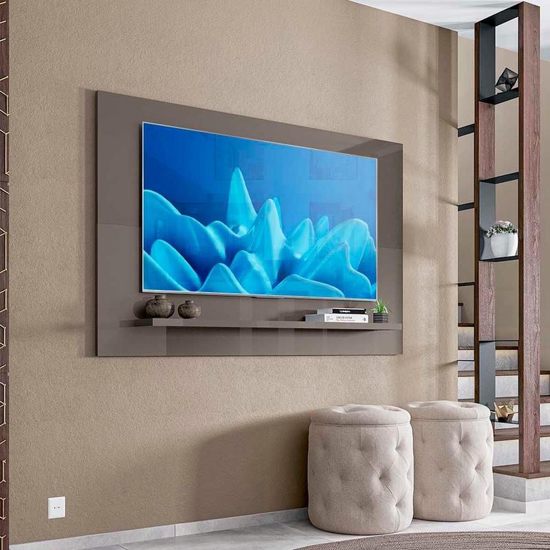 Painel Para TV De Até 60 Polegadas Cinza Pérola Safira Casa D - Painel para TV - Magazine Luiza