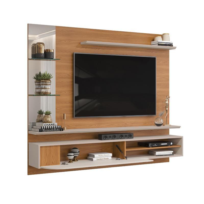 Painel para Tv Ravi Carvalho Nobre / Griz - DJ Móveis - Painel para TV ...