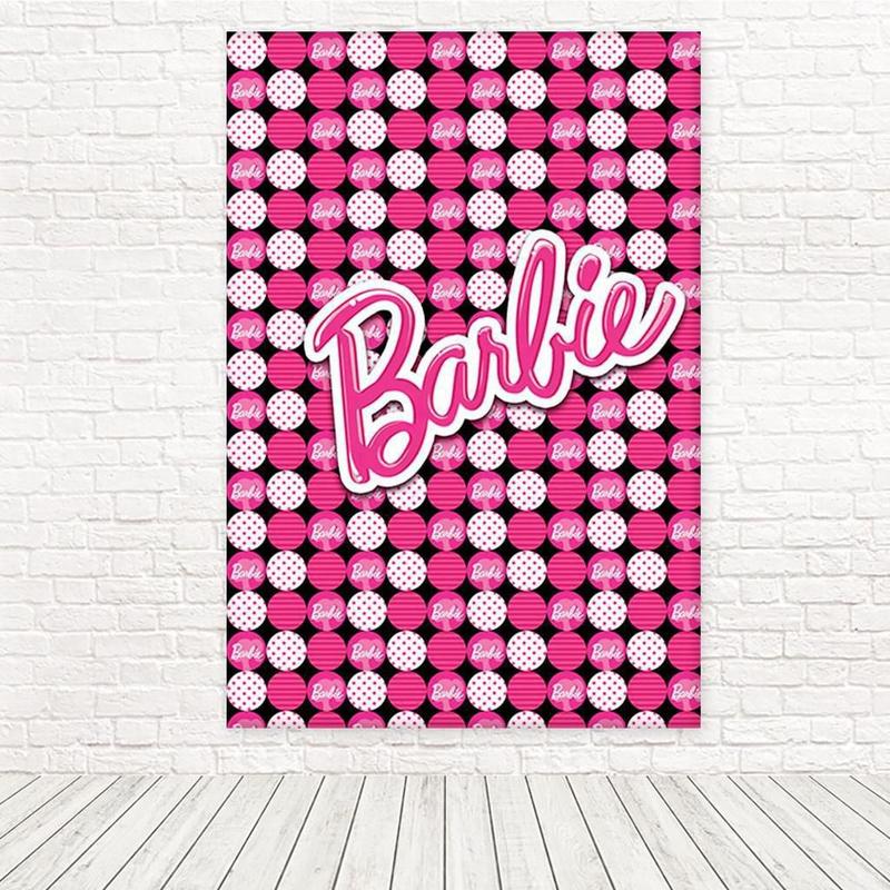 Painel Retangular 3D Sublimado Barbie 1,5X2,2 Frt-4766 - Felicitá ...