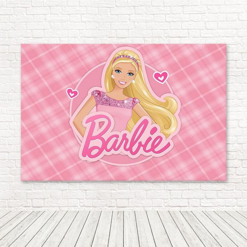 Painel Retangular 3D Sublimado Barbie 2,0X1,5 Frt-4159 - Felicitá ...