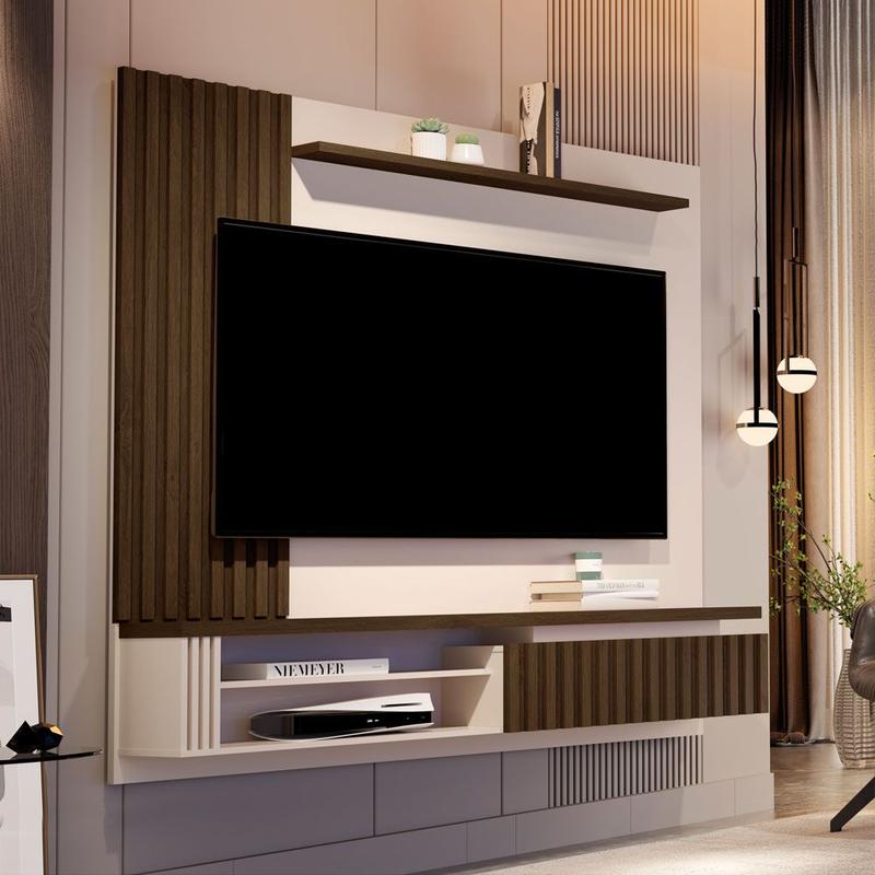 Painel Suspenso Moderno 1.80m para TVs Até 65 Polegadas com Porta ...