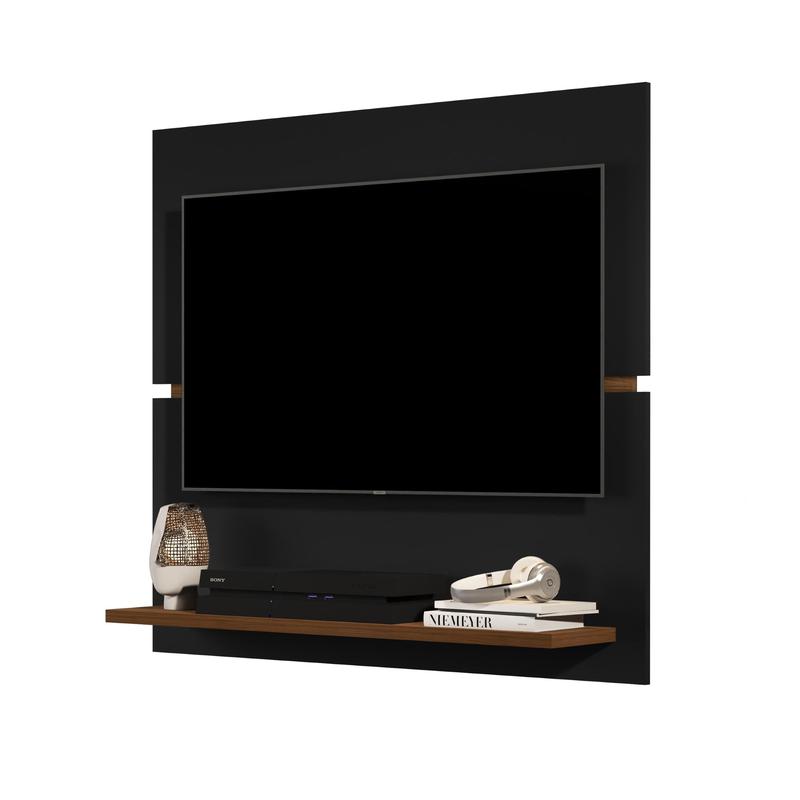 Painel Tokio Para Tv 32 Polegadas Suspenso Preto/Freijó - Dullar Móveis ...