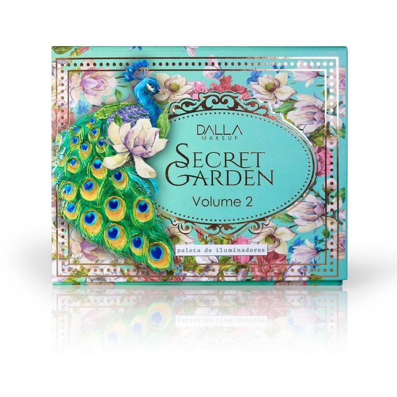 Paleta de Iluminadores Secret Garden Volume 2 - Dalla Makeup - Estojos ...
