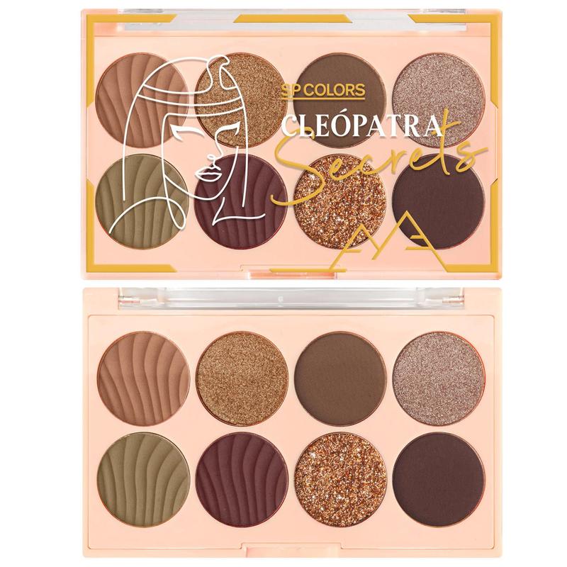 Paleta de Sombras 8 Cores Cleópatra Secrets SP Colors - Paleta de ...
