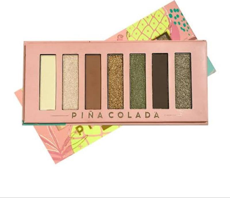 Paleta pina colada Ruby Rose - 4 sombras metálicas e 3 sombras matte ...