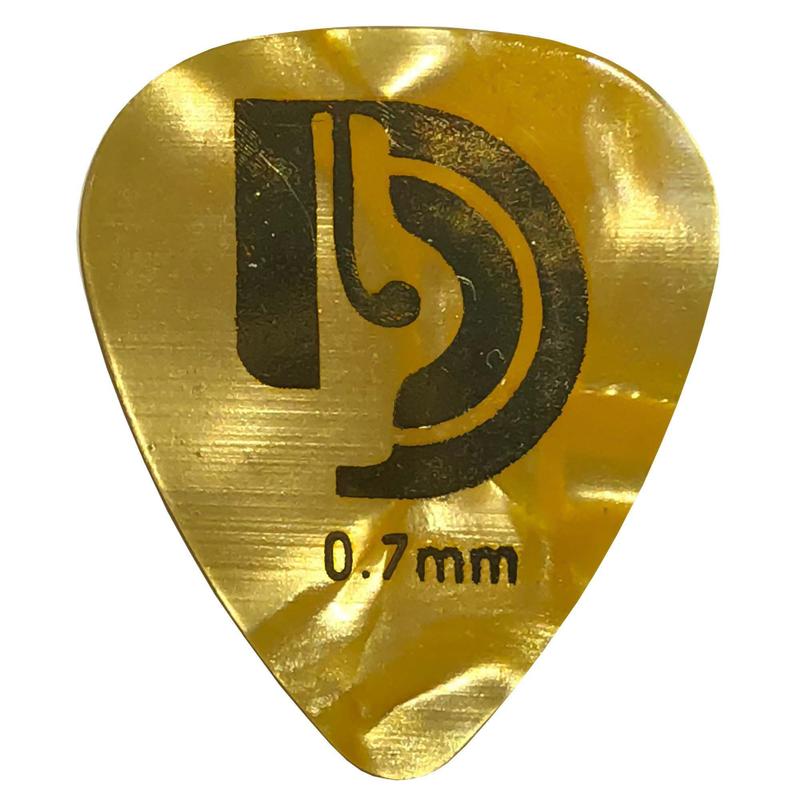 Palheta Dolphin Tradicional PVC Pérola 0.70 mm Amarela - Palheta ...