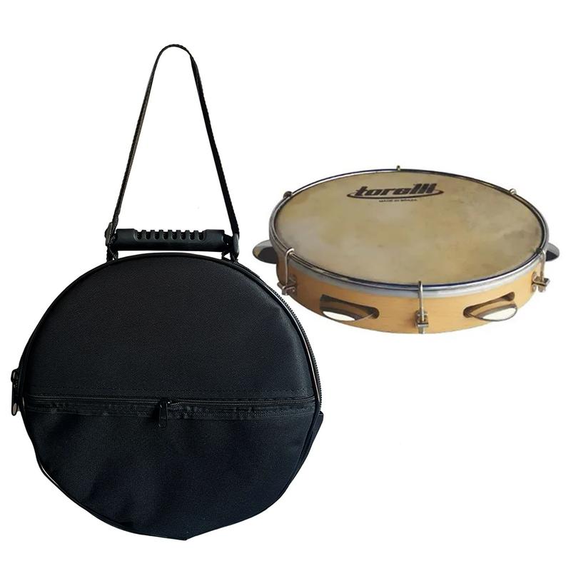 Pandeiro Injetado 10 pol Pele animal Torelli TP 300 Bag Luxo - Pandeiro ...