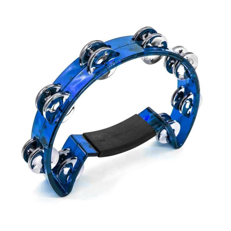 Pandeiro Meia Lua Transparente Torelli Tp 316 Azul - Pandeiro ...