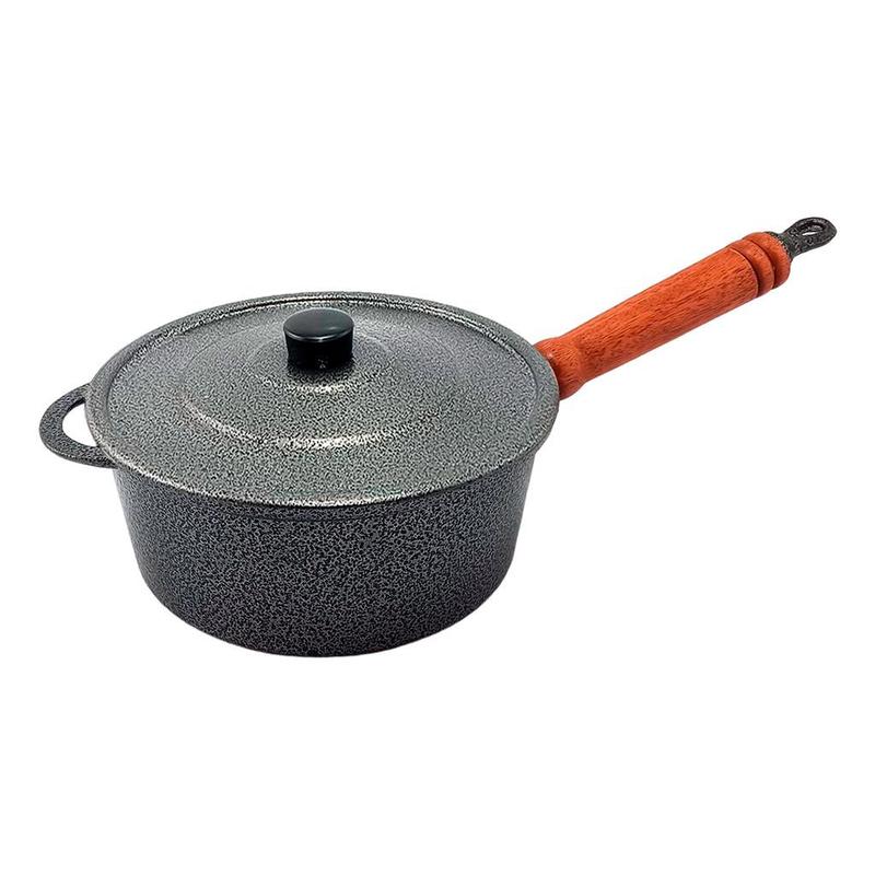 Panela de Aluminio Fundido com Cabo 26cm - Craqueada - Aluferro ...