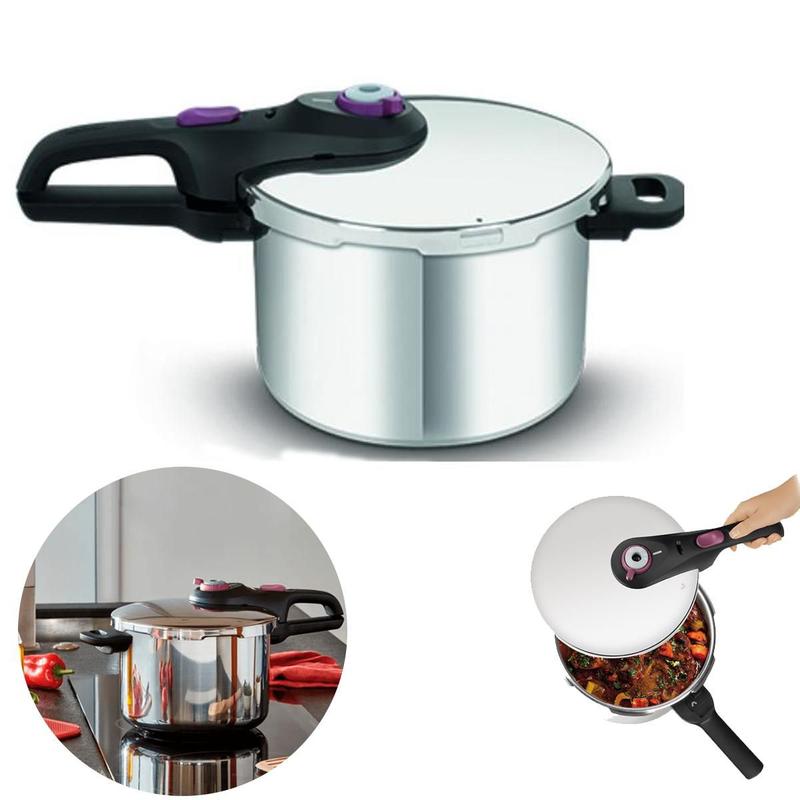 Panela De Pressão 4 L Rochedo Fechamento Externo Aço Inox - Panela de ...