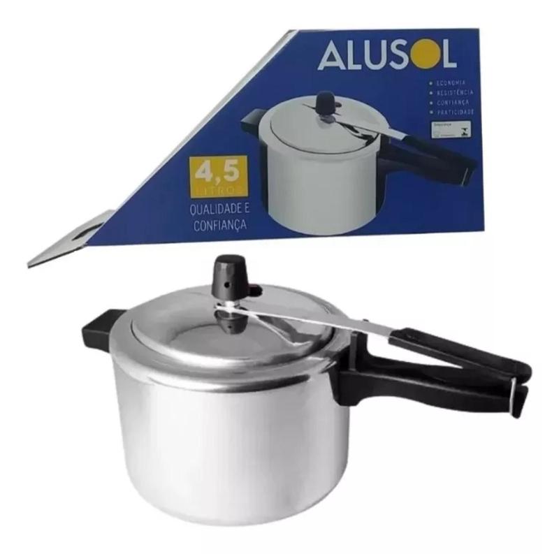 Panela De Pressão 4,5 Litros Alusol - Panela de Pressão - Magazine Luiza