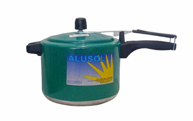 Panela De Pressão 4,5 Litros Verde Alusol - Panela de Pressão ...