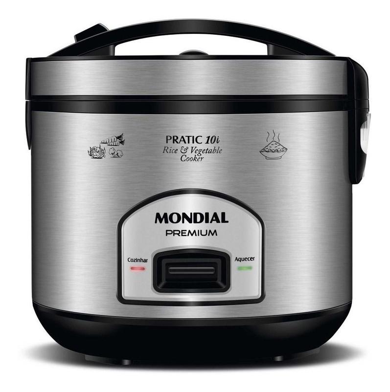 Panela elétrica a vapor Mondial PE-42 - Inox 220V 60Hz - IMP - Panela à ...