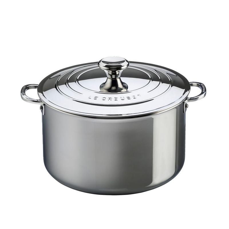 Panela Funda 3PLY 24cm Alça 6,6L Aço Inox Oficial Le Creuset - Panelas ...