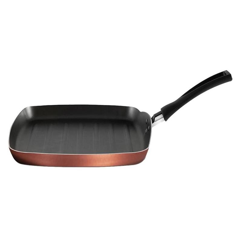 Panela Grill Clove Alta Qualidade 24X24X2,3Cm 0,75L - Brinox - Panelas ...