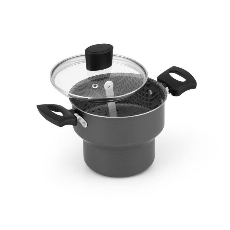 Panela para fazer cuscuz alegrete cinza 14cm c/ tampa - Panelas ...