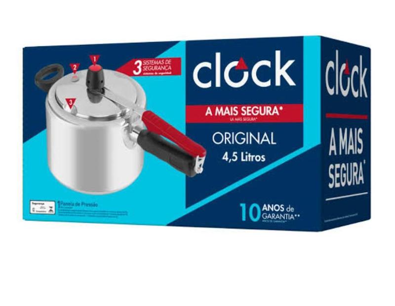 Panela pressao clock 4,5 l polida - Panela de Pressão - Magazine Luiza