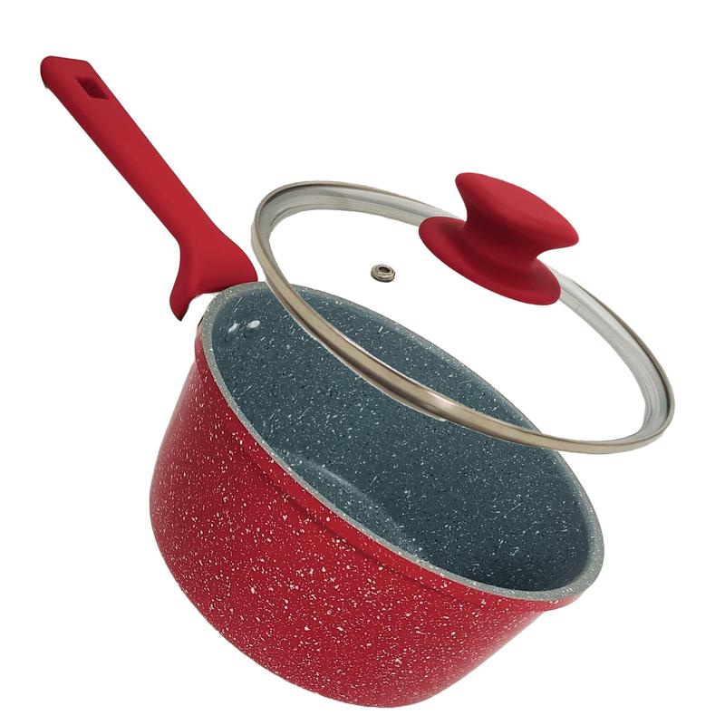 Panela Volcano com tampa Euro 20cm Antiaderente Indução Color Stone ...