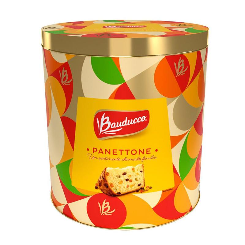Panettone Bauducco Frutas Cristalizadas Lata 750g - Panetone - Magazine ...