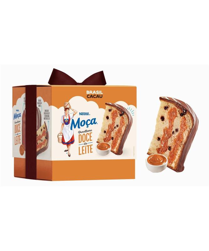 Panettone Brasil Cacau Doce de Leite Moça Nestlé 760G - Panetone ...