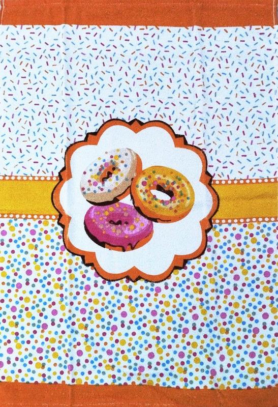 Pano de Copa Fiori Sugar Donuts 46x65cm - Teka - Pano de Copa ...