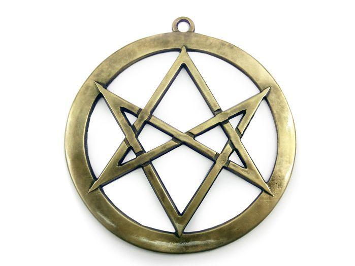 Pantaculo Hexagrama Unicursal Crowley Lei Thèlema 10 cm - MP Símbolos ...