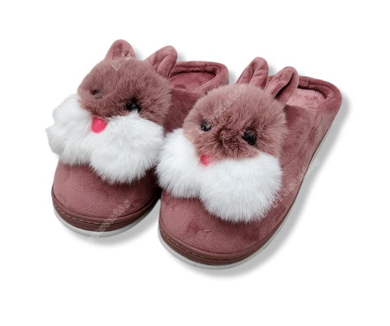 Pantufa C/ Estampa Coelho 3d Infantil Macia Antiderrapante - Fenix ...