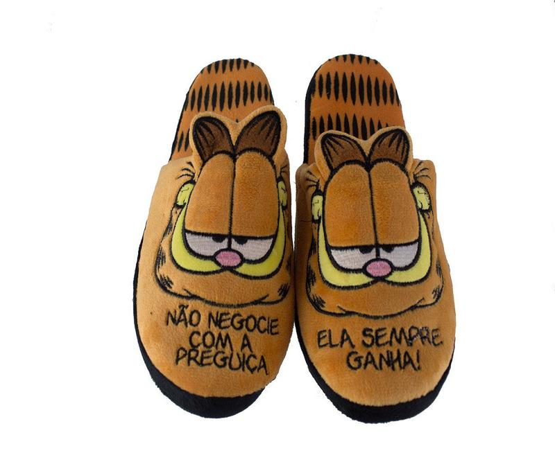 Pantufa Chinelo Unissex Zona Criativa Garfield 10072018 - Pantufa ...