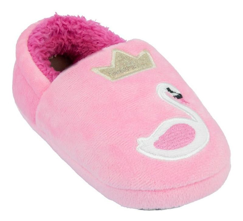 Pantufa Infantil Antiderrapante Menina Bebe Cisne Pimpolho - anjo da ...