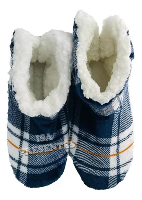 Pantufa Masculina Sapato Forrado Térmico Solado Antiderrapante - HR ...
