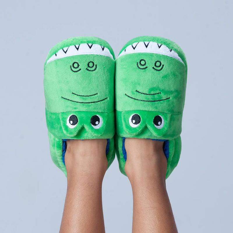 Pantufa play infantil Verde/Jacaré masculino Pimpolho - Pantufa ...