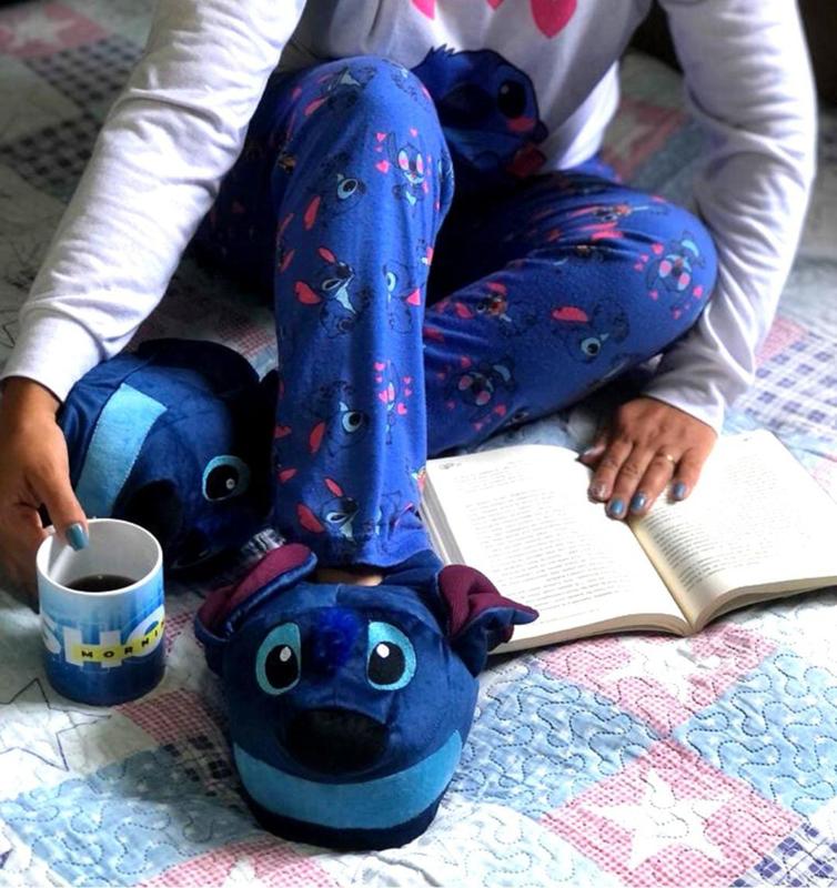 Pantufas infantil e adulto 3D Stitch/ Filme Lilo e Stitch - RV Chinelos ...