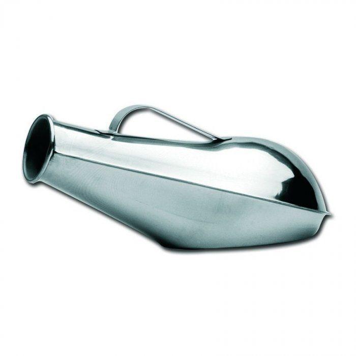 Papagaio (Urinol) em Aço Inox Polido 1L - Fava - Acessórios para ...