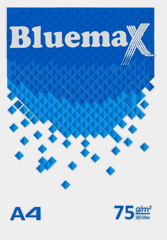 Papel A4 branco 75g 500 fls Bluemax - Papéis - Magazine Luiza