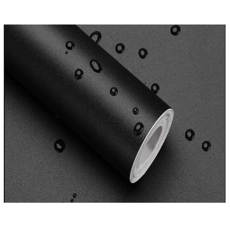 Papel Adesivo Con-tact Preto Opaco (fosco) 45 Cm X 5 Metros - Contact ...
