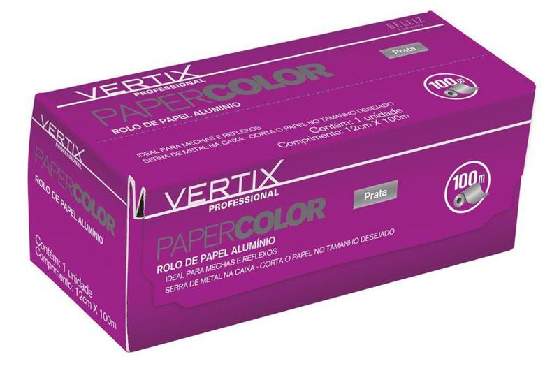 PAPEL ALUMINIO PARA MECHAS VERTIX PAPERCOLOR ROLO 100Mx12CM - Belliz ...