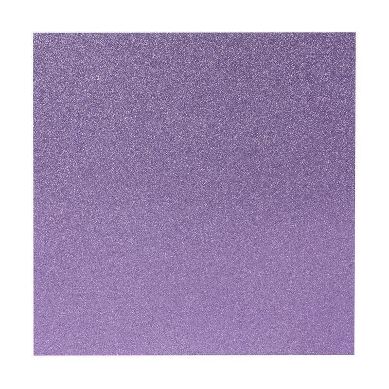 Papel Cardstock Scrapbook Glitter Lilás 5 Folhas - Maison Du Atelier ...