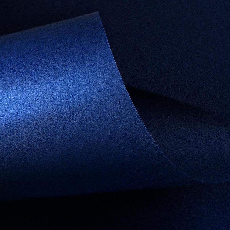 Papel Color Plus Marajó (Azul Marinho Metalizado) 180g / A4 / 36 unid ...