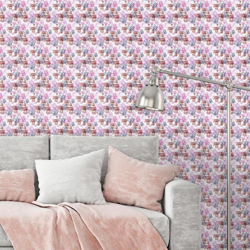 Papel De Parede Adesivo 3M Floral 562 - Papel Na Parede - Papel de ...