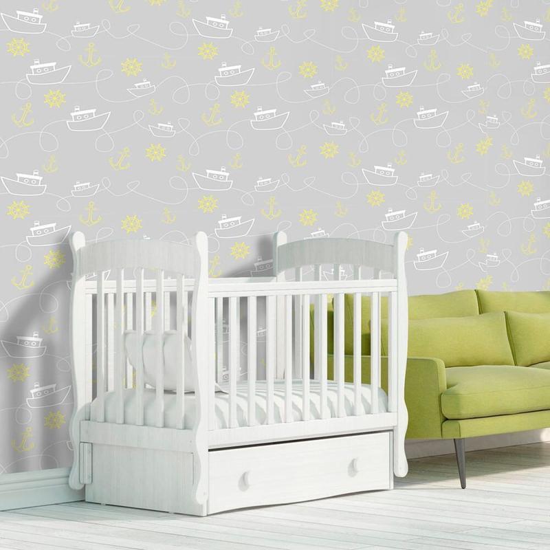 Papel de Parede Navio Gray - QCola - Papel de Parede - Magazine Luiza