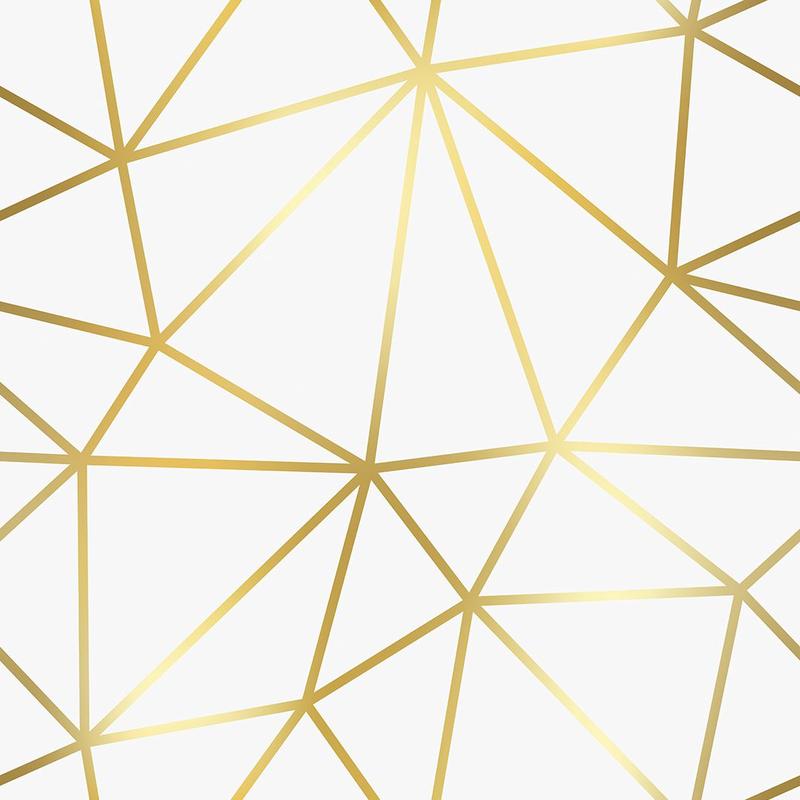 Papel de Parede Quarto Triângulos Branco Auto Colante 18m - Colaí ...