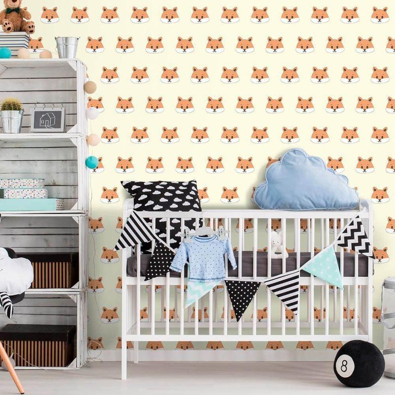 Papel de Parede Raposas - QCola - Papel de Parede - Magazine Luiza