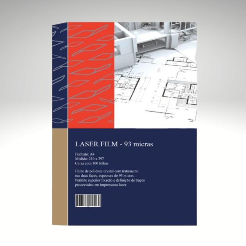 Papel Laser Film A4 93mc 210x297 com 100 Folhas - Mares - Papéis ...
