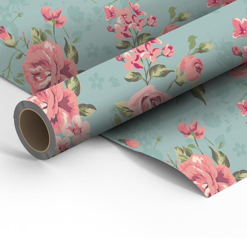 Papel Parede Adesivo Vinil Auto Colante De Sala Floral - 3M - Paredes ...