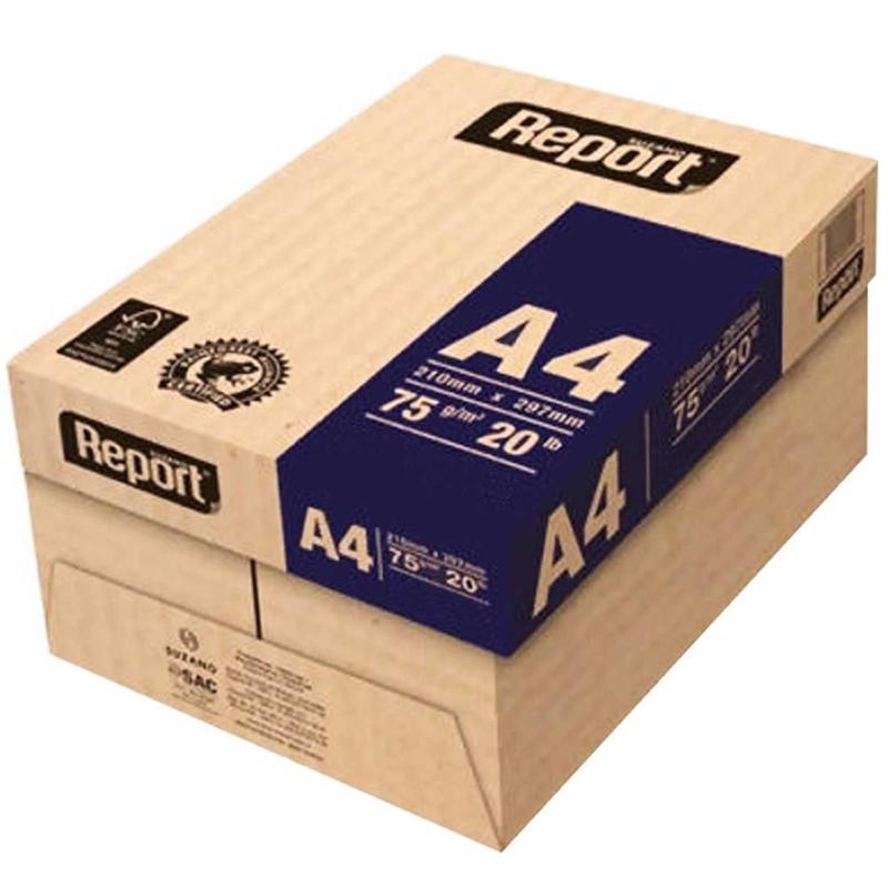 Papel Sulfite A4 Report 2500 Folhas - Suzano - Papel Sulfite - Magazine ...