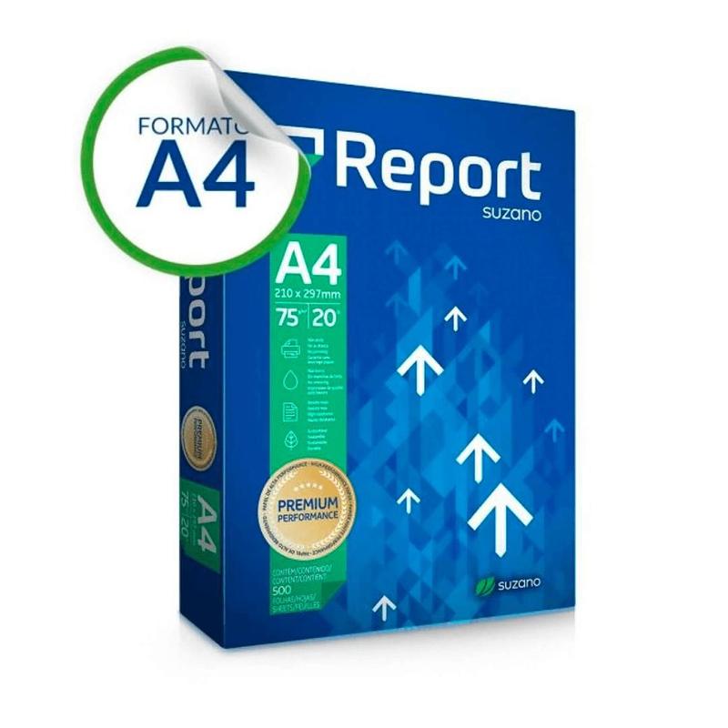 Papel Sulfite Branco A4 75g 500 folhas Report - Papel Sulfite - Magazine Luiza