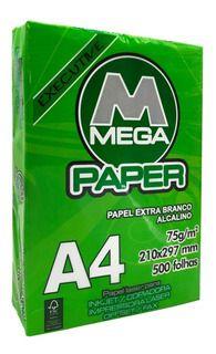 Papel Sulfite Offset A4 75g- 500 Folhas -Resma Executive - Mega Paper ...