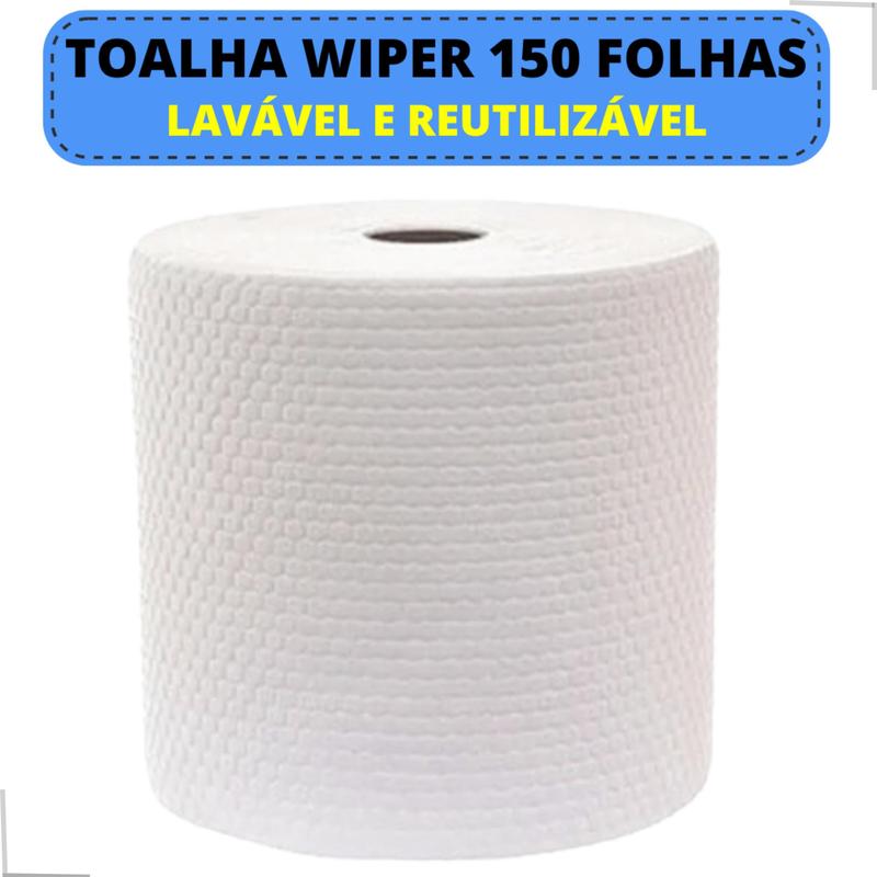 Papel Toalha Rolo Lavável Pano Multiuso Limpeza Geral C/ 150 - INOVEN ...